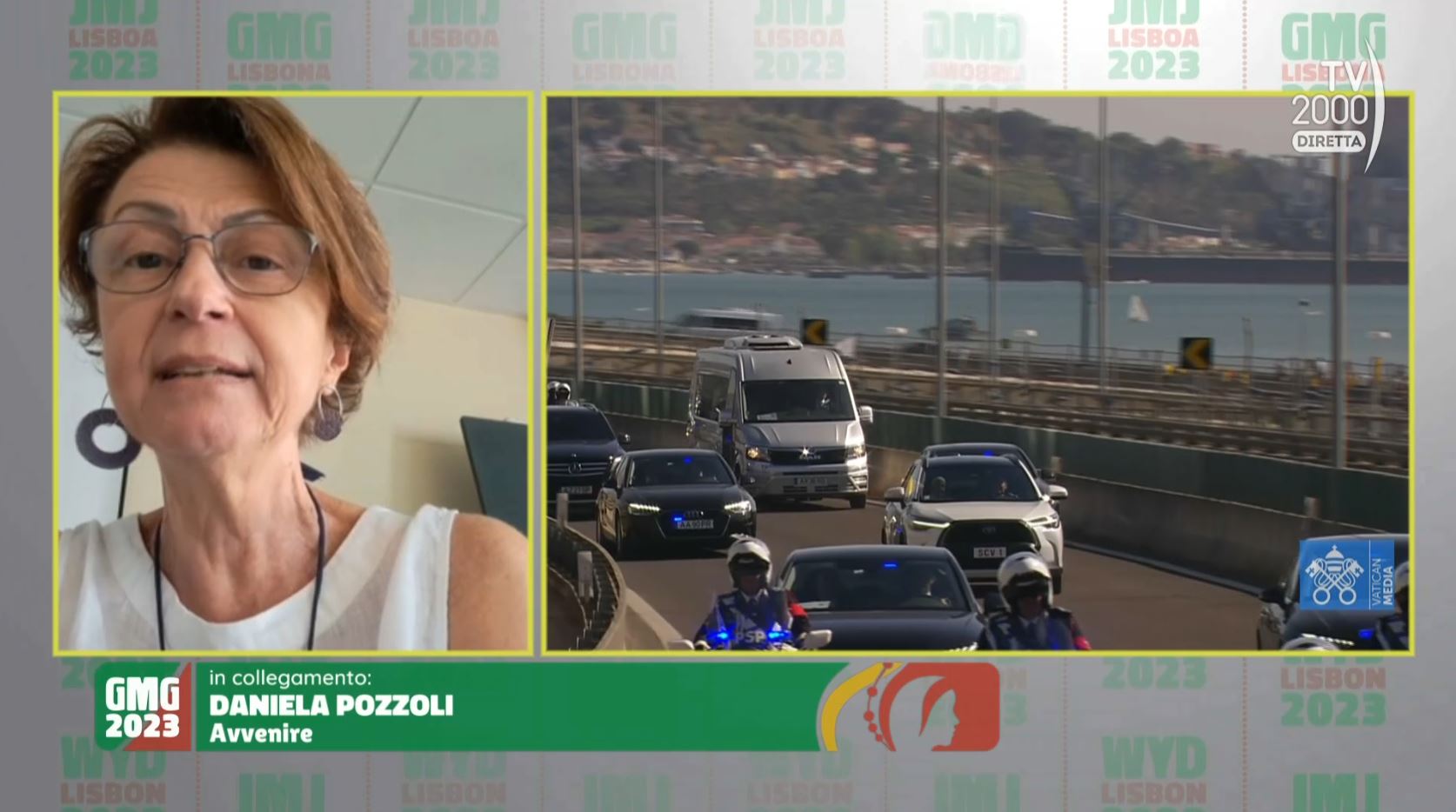 GMG 2023, Daniela Pozzoli (Avvenire) a Tv2000: “Incontro e amicizia, le ...